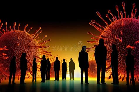 Virus Non Cellular Infectious Agent Bacteria Resposible Influenza Dangerous Flu Strain