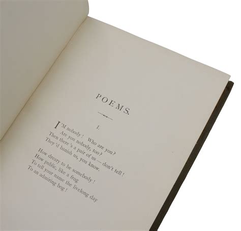 Poems Second Series Emily Dickinson First Edition