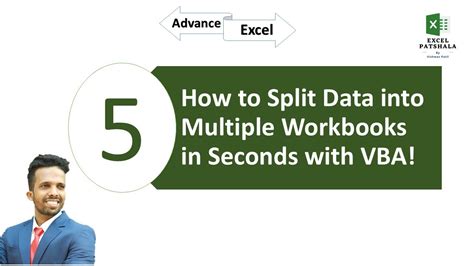 How To Split Data Into Multiple Workbooks Using Vba Code Excel