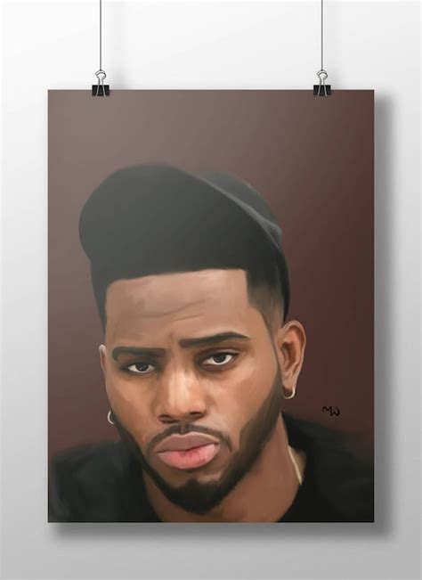 Bryson Tiller Art Poster Modern Art Hip Hop Art Rapper Art