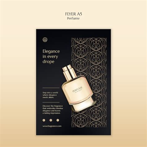 Free Psd Perfume Template Design