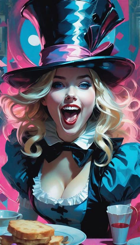 Alice As The Mad Hatter Gone Too Far By Redrussianart On Deviantart
