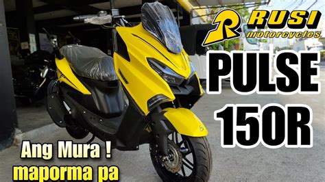 Pinaka Murang Scooter Na 150cc Sawa Kna Ba Mag Commuter 2023 RUSI Pulse 150 FI Specs At