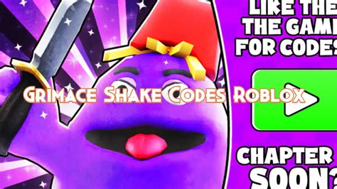 Grimace Shake コード 2023 年 7 月 Gamingdeputy Korea