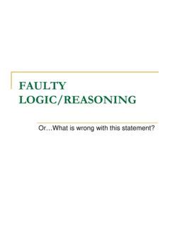 FAULTY LOGIC REASONING Faulty Logic Reasoning Pdf PDF4PRO