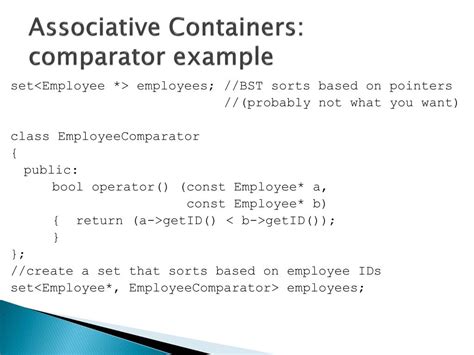 Ppt Stl Associative Containers Powerpoint Presentation Free Download