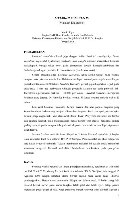 Livedoid Vaskulitis Pdf