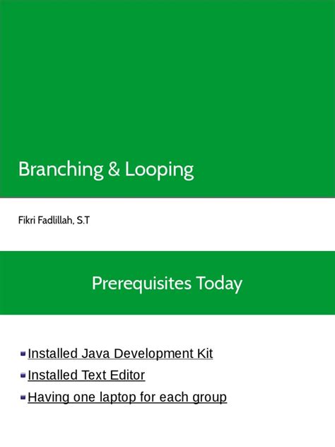 Struktur Kontrol Java Pdf