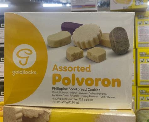 Goldilocks Polvoron Assorted Flavours Philippines Snacks Lazada