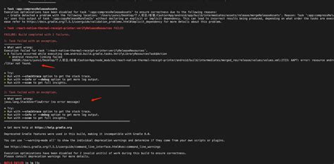 Android Packaging Error · Issue 38 · Allinoneytreact Native Thermal Printer · Github