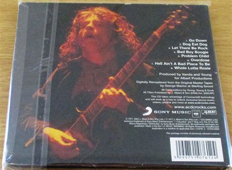 AC DC Let There Be Rock Digipak Subterania