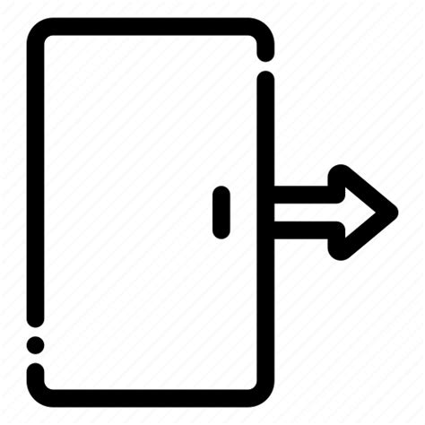 Logout Door Entrance Access User Icon Download On Iconfinder