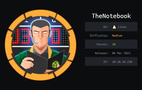 Hackthebox Thenotebook Writeup WHATINFOTECH