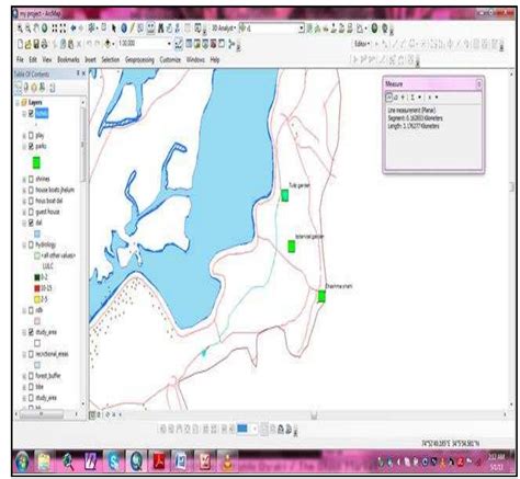 Identification Of Shortest Route Between Two Places