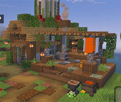 Minecraft Taiga Weaponsmith Revamp Minecraft House Designs