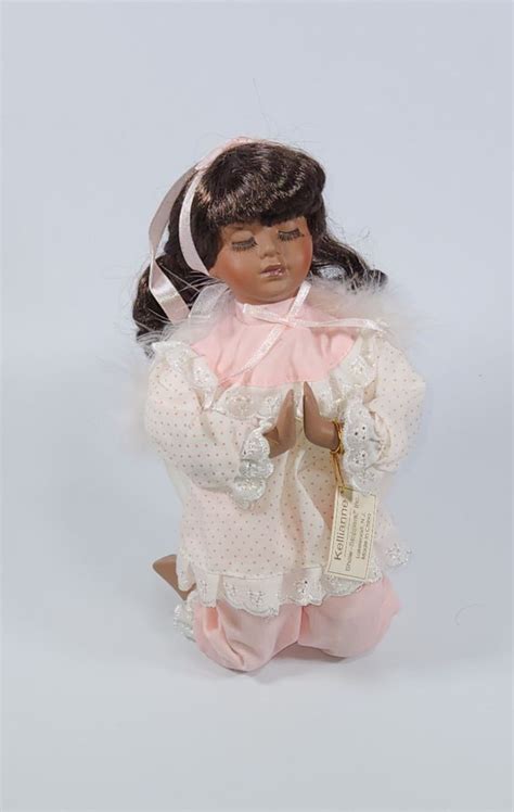 Genuine Fine Porcelain Praying Doll Porcelain Angel Doll Vintage Doll
