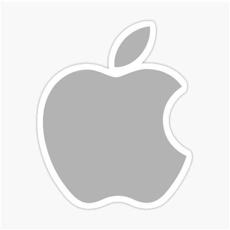 Unique Apple Stickers For Sale Redbubble Apple Logo Sticker Custom