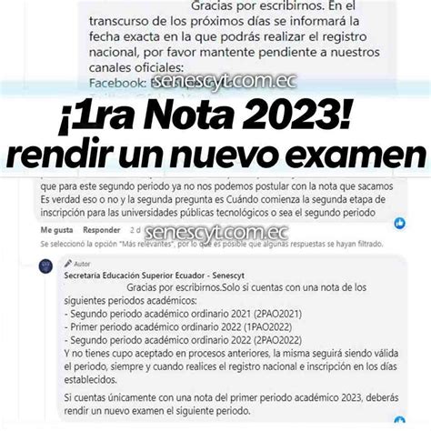 Preguntas Y Respuestas Para SENESCYT 2023 Segundo Periodo 2023