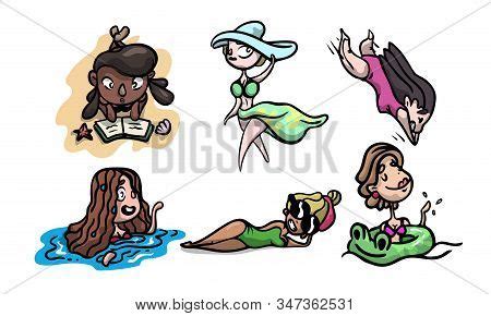 裸体动漫美女图片 图片插图和矢量图免费 Bigstock