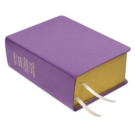 Purple Lds Scriptures Leather Quad Custom Name Ribbon Qty And Color
