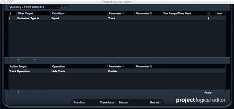 Project Logical Editor Cubase Steinberg Forums
