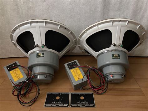 Altec 605b アルテック同軸15インチスピーカー 2本 ネットワーク付き メルカリ