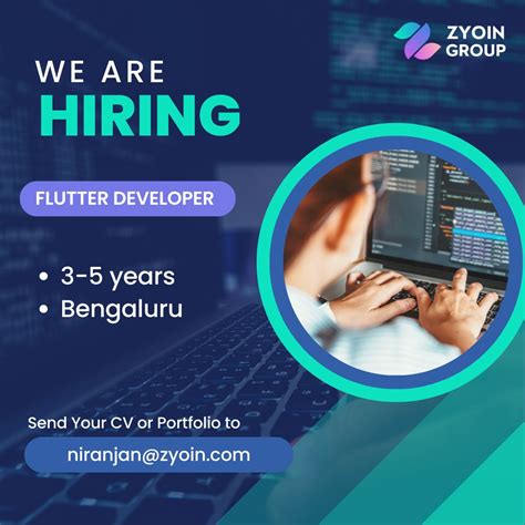 Zyoin Group On Linkedin Flutterdeveloper Mobileappjobs Hiringnow