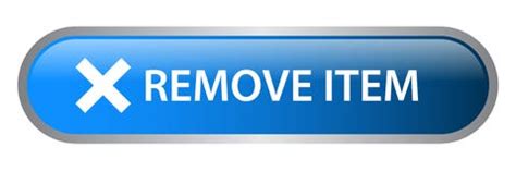 Remove Item Icon Web Button Stock Illustration Illustration Of Ignore