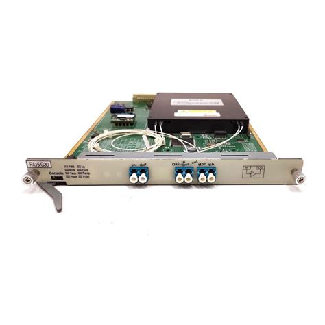 Disesuaikan Dwdm 1u Rack Mounted Edfa Fiber Optical Pre Amplifier