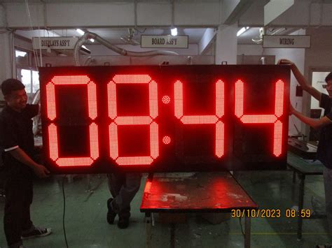 Led Digital Clock Model Ck 2004a 🔖 Case Pvc 🔖 Case Color ดำ 🔖