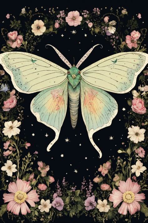 Luna Moth T Shirt Man Wallpaper Scenery Wallpaper Butterfly Art
