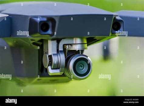 Close Up On DJI Mavic Pro Camera Gimbal And Front Sensors Stock Photo Royalty Free Image
