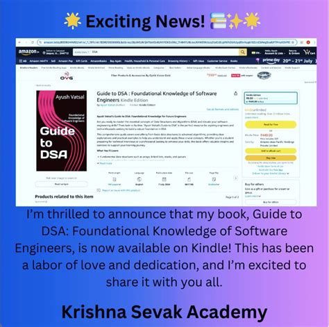 Read Krishna Sevak Academys New Book On Dsa Next Generation Warriors