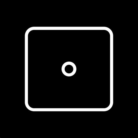 Dice One Vector Icon Design 20910997 Vector Art At Vecteezy