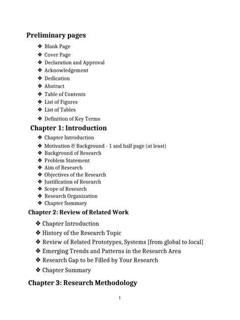 Documentation Structure Computer Science And Dit Pdf Methodology