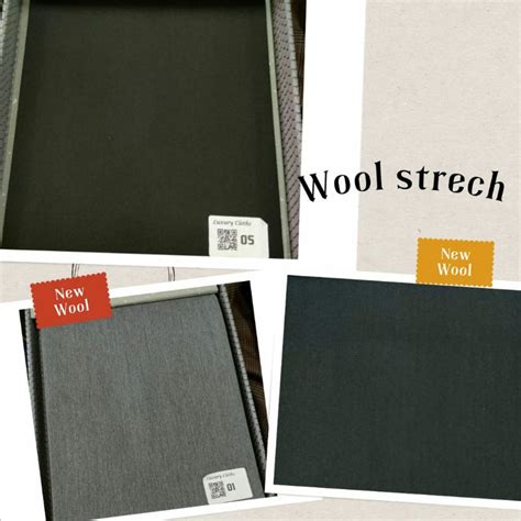 Jual Kain Wool Stret Limited Editon Bahan Kain Premium Wool Shopee