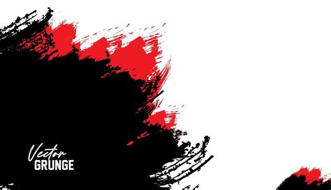 Abstract Black And Red Grunge Splat Background Design Vector 11778593