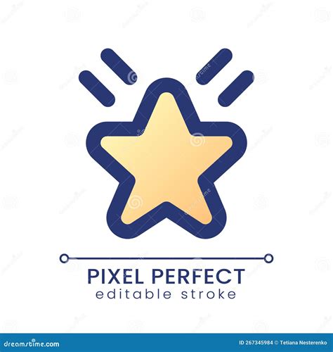 Effect Pixel Perfect Gradient Fill Ui Icon Stock Vector Illustration