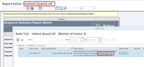 Custom Reports Version Numbers Forum Chromatography Software Agilent Community