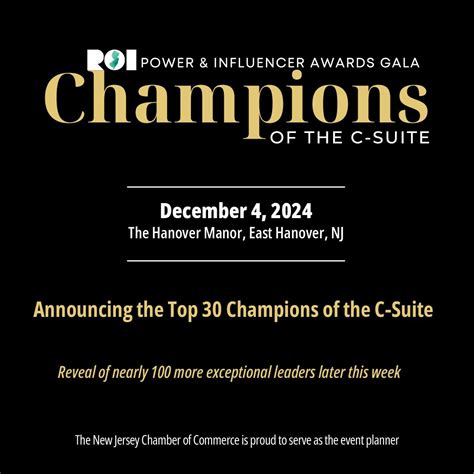 Thomas A Bracken On Linkedin Roi Nj Is Honoring An Impressive Group