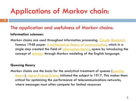Ppt Modeling And Simulation Markov Chain Powerpoint Presentation