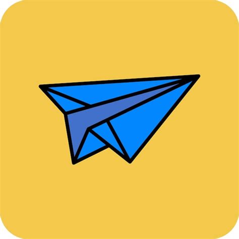 종이 비행기 아이콘 프리미엄 벡터