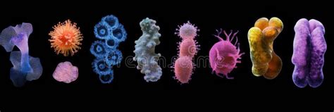 Evolving Bacterial Forms Showcasing Diversity And Complexity In