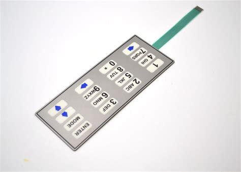 Water Resistant Membrane Switch Keypad Membrane Push Button Switch Panel