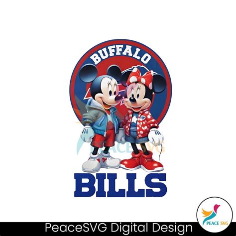 Buffalo Bills Mickey And Minnie Mouse Png Download Peacesvg