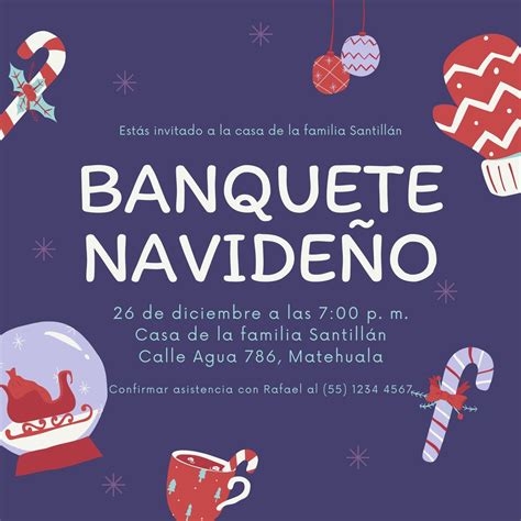 Plantillas De Invitaciones Para Banquetes Editables Canva