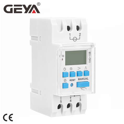 웃geya Thc Astronomical Timer Switch Lcd Display 16a 20a 30a Latitude Switch 110v 220v Programmab