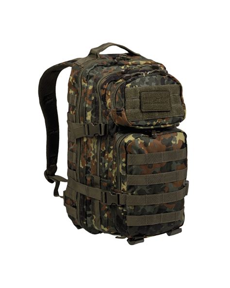 Mil Tec® Flecktarn 20l Assault Pack Sturm Miltec Usa