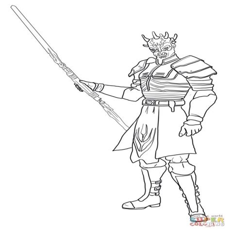 Savage Opress Coloring Pages At Free Printable