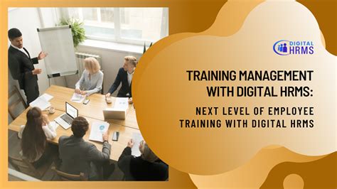 Training Management With Digital HRMS Take Your Employee Training